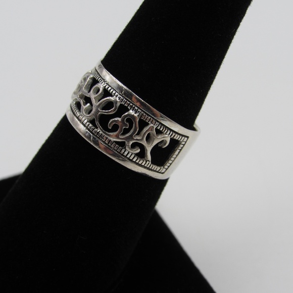 Jewelry | Vintage Size 625 Sterling Ornate Stylish Ring | Poshmark